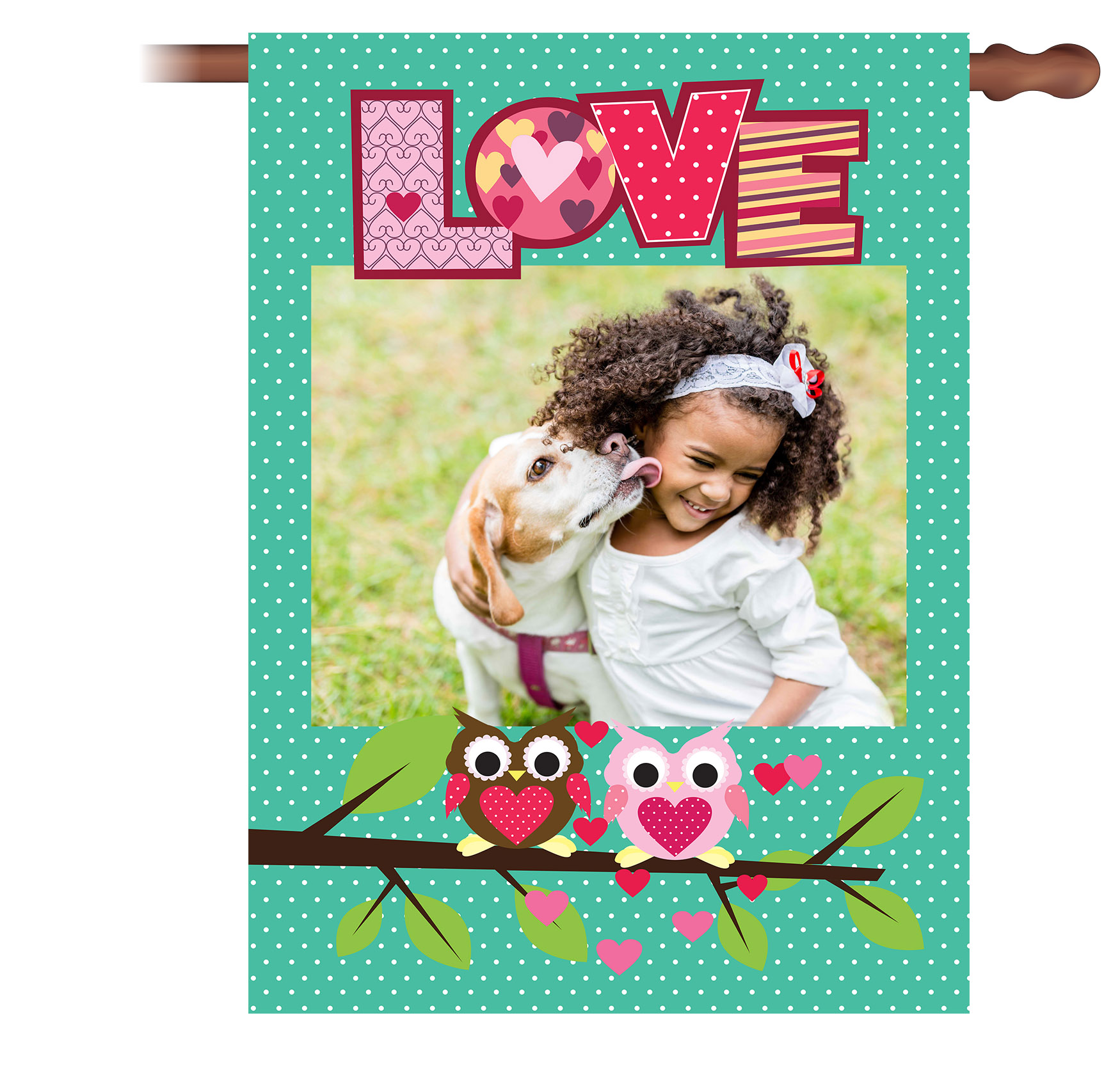 Valentine s Day Custom Flag Designs
