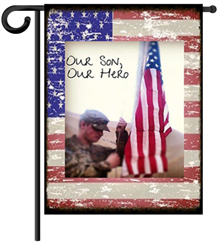 Honor your Military Hero with a Custom Photo Flag!
